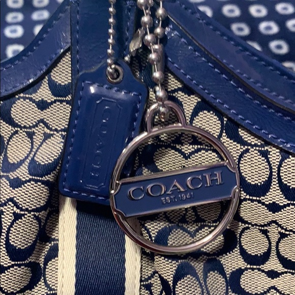 Coach | Bags | Coach Blue Purse | Poshmark